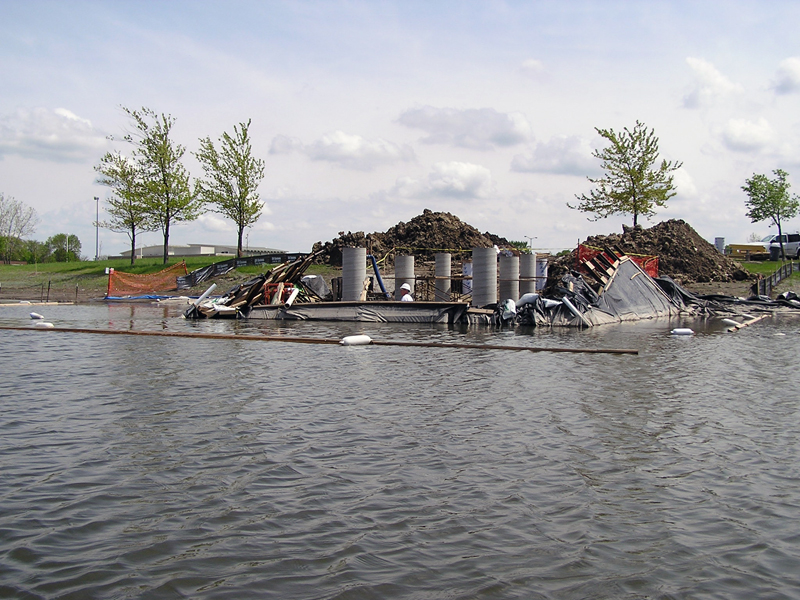 Spring Lake Coffer Dam No. 2 - R.C. Wegman Construction Company