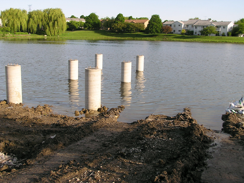 Spring Lake Coffer Dam No. 2 - R.C. Wegman Construction Company